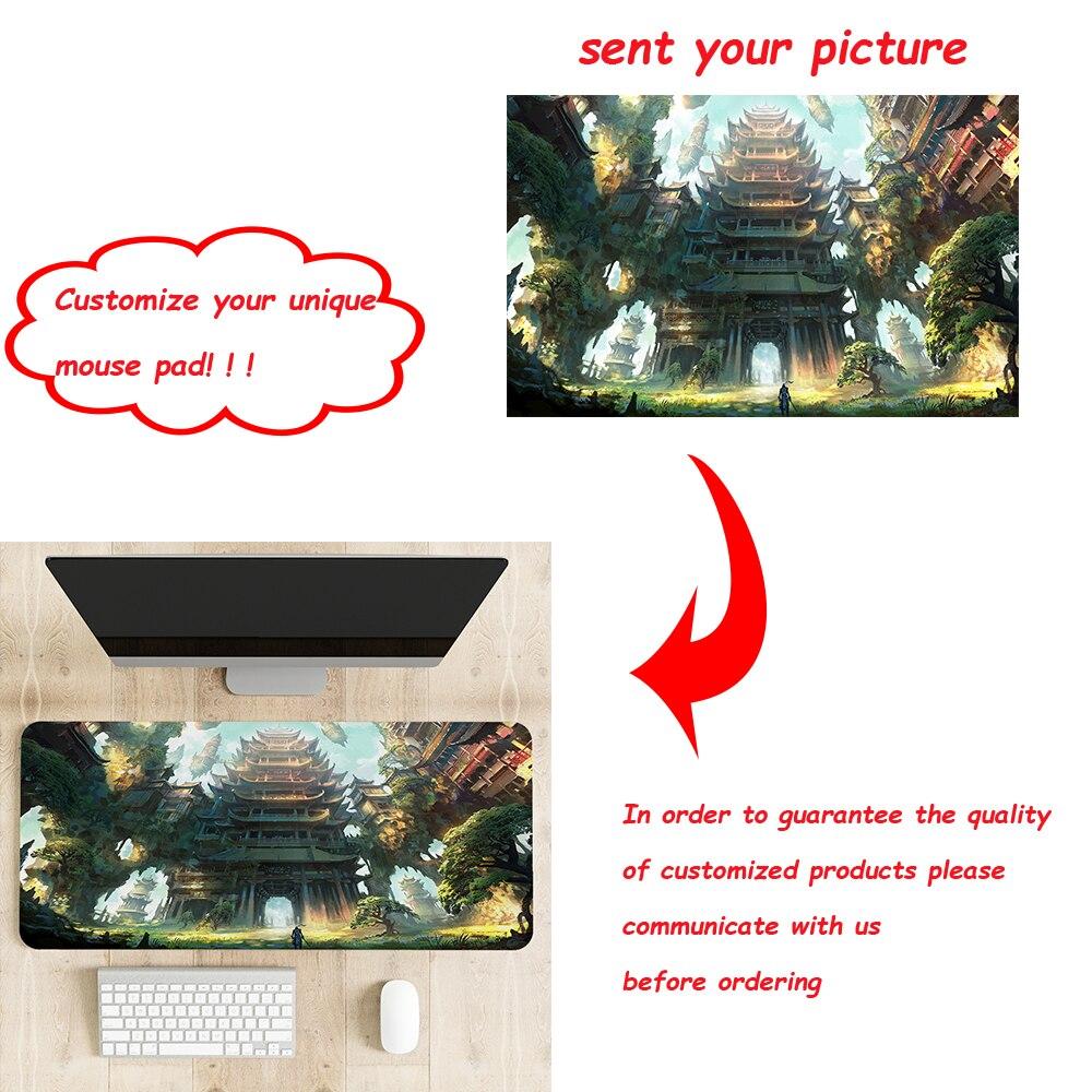 Buy Japanese Cute Temple Style Mouse Pad Gamer Gaming Mousepad 3mm ...