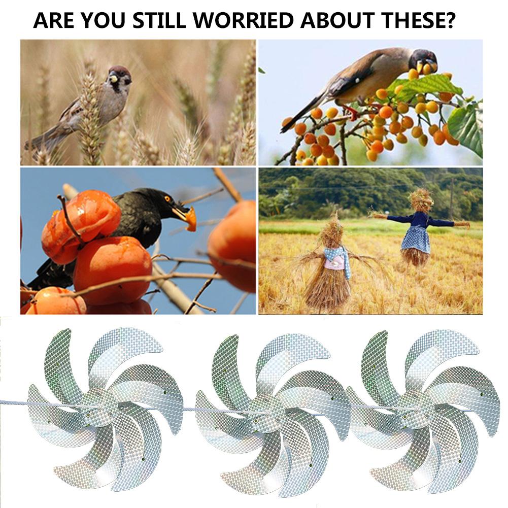 Bird Repellent Windmill Durable Beautiful Reflectie Scare Deterrent ...