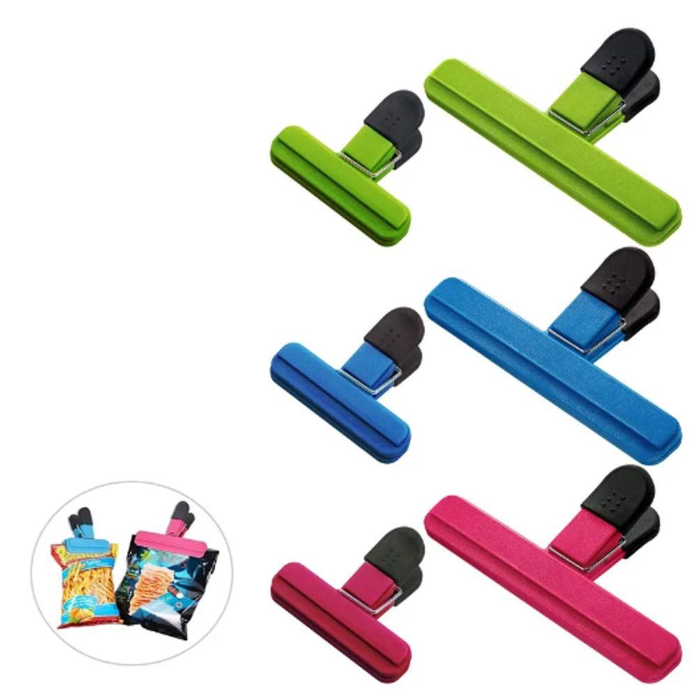 Cheap 2/4Pcs Plastic Plastic Bag Sealing Clip Moisture-proof Food ...