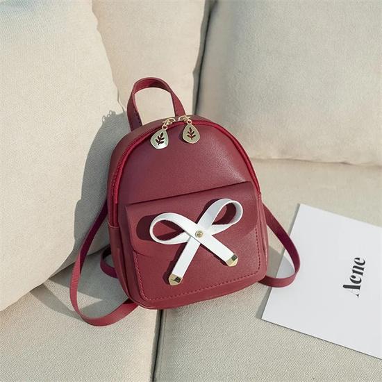 Buy Women Mini Backpack Luxury PU Leather Kawaii Backpack Cute Graceful ...