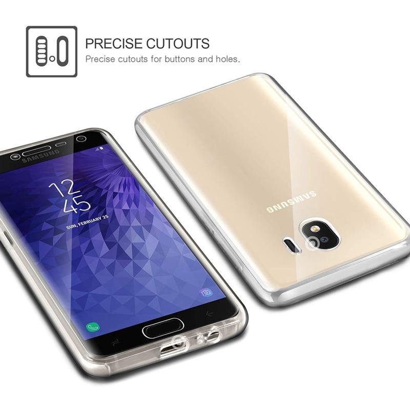 Buy Soft TPU Phone Back Cover for Samsung Galaxy J2 J4 A2 Core Clear ...