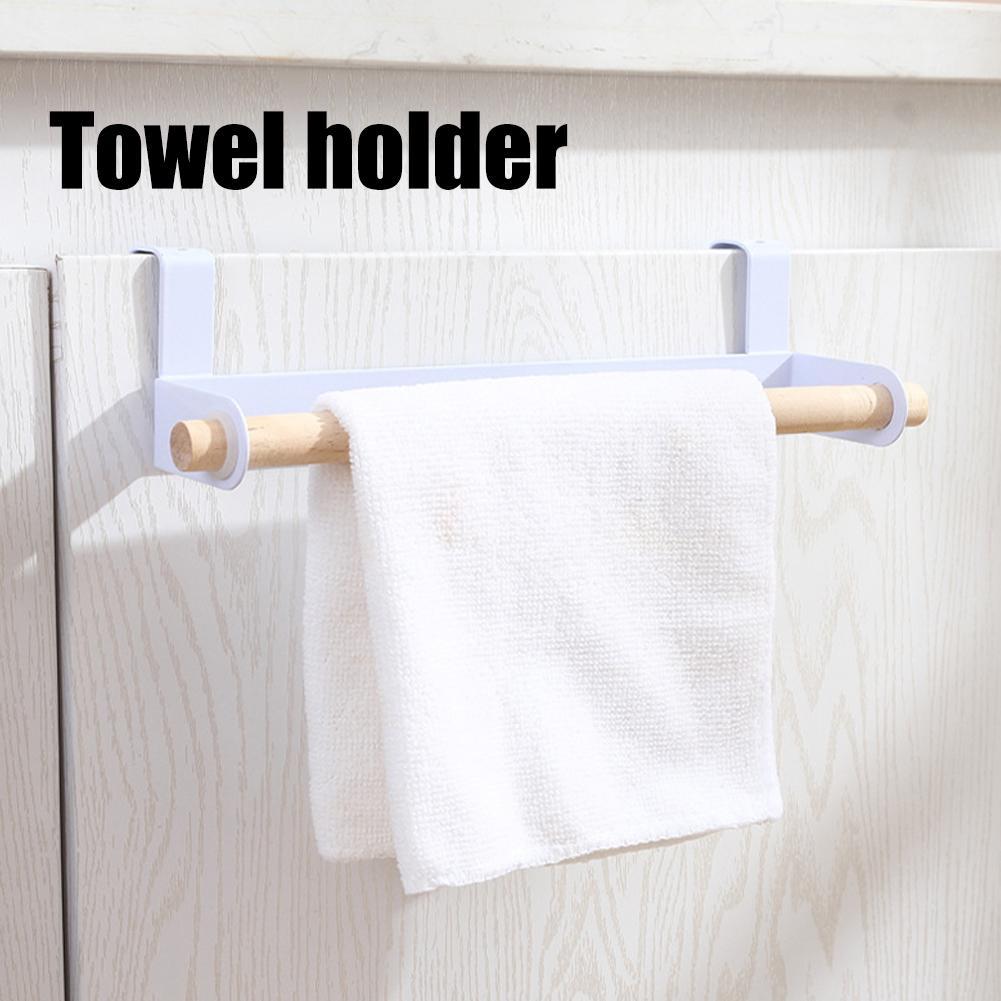 Buy Over Door Towel Holder Paper Storage Rack Tissue Hanger Hooks ...