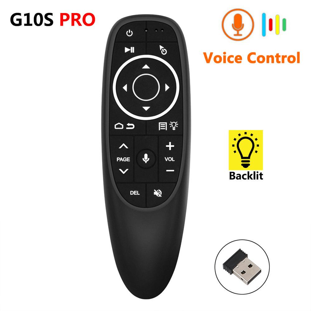 Buy G10 Smart Voice Remote Control 2.4G RF Gyroscope Backlit Wireless ...