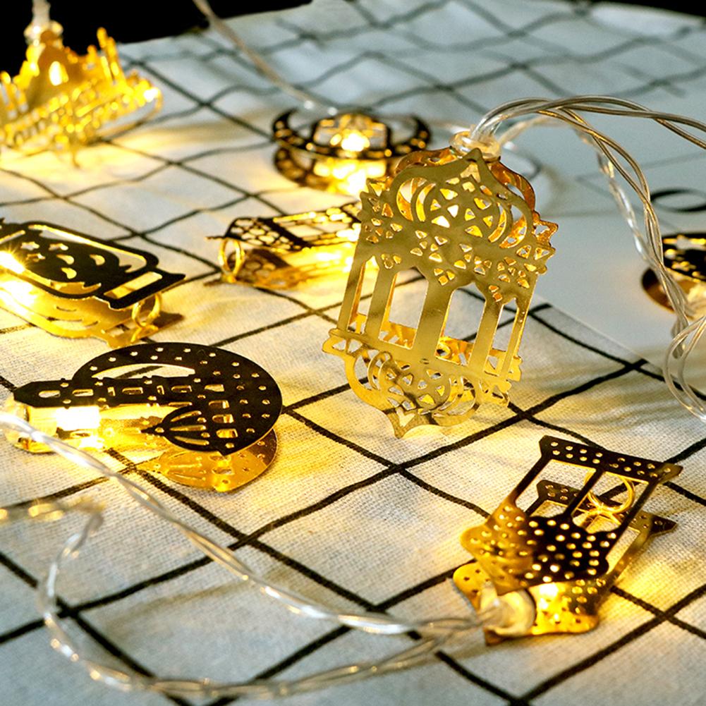 Buy Ramadan 10 LED Moon Star Light Islam Muslim Eid Mubarak String ...