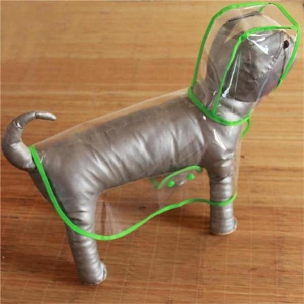 Summer Transparent Pvc Pet Coat Dress Dog Rain Coat Raincoat Pets ...