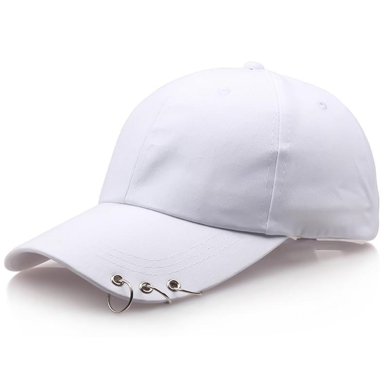 Buy Baseball Cap With Rings Bboy Adjustable Casual Snapback Sport Hip ...