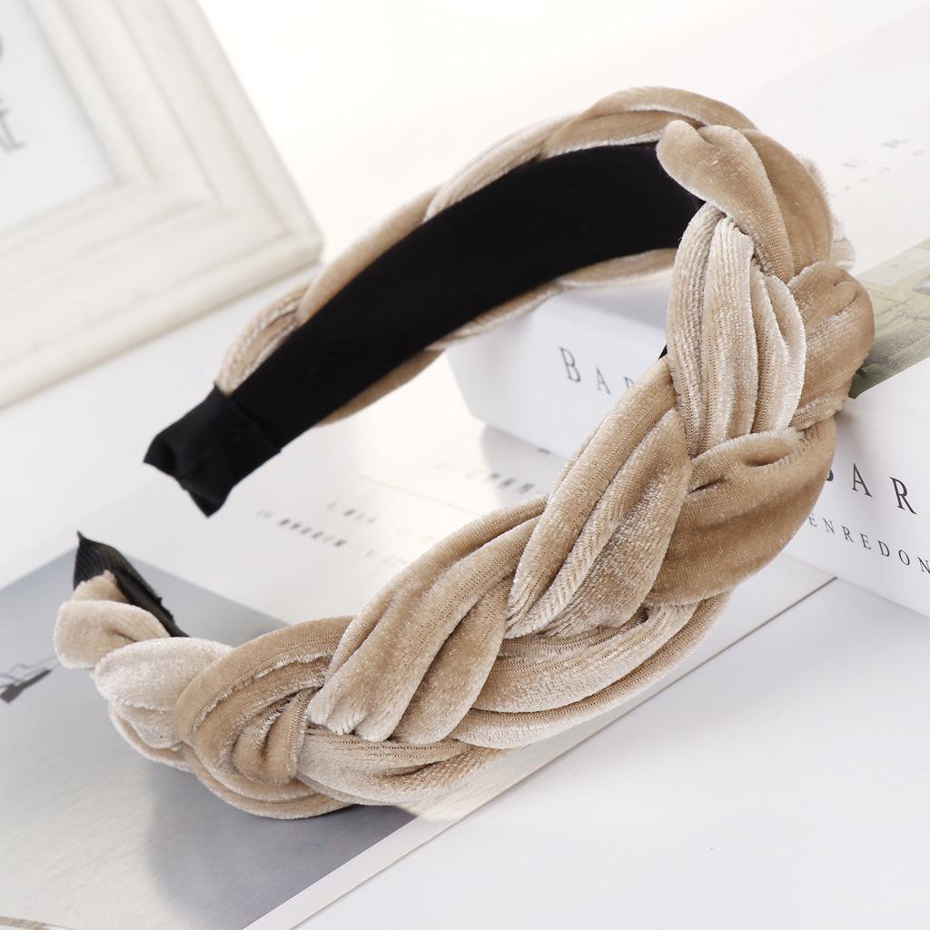 Buy Headband Headgear Ladies Solid Color Headband Classic Headband ...