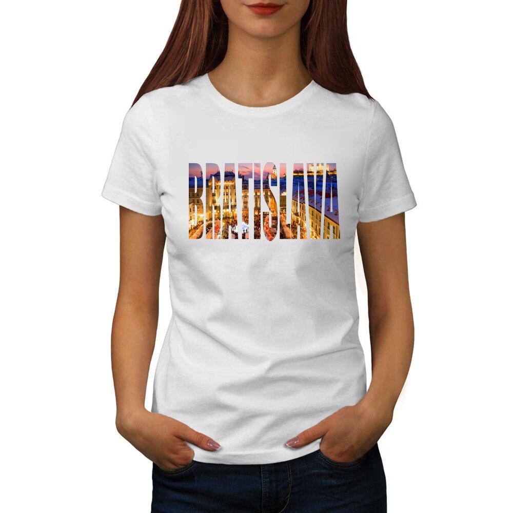Buy BLWHSA Bratislava T-Shirt Women Slovakia Capital City Of Bratislava ...