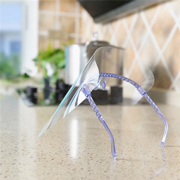 Buy Home Ptotective Mask Kitchen Cooking Anti-Oil Splash Clear Face ...