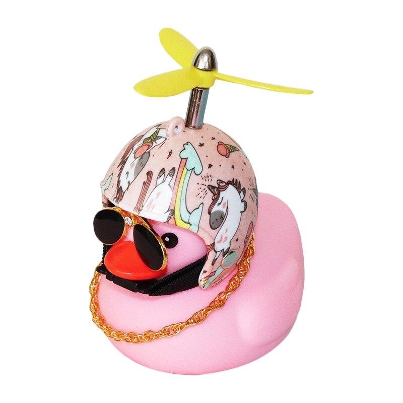 LED Rubber Pink Duck ,Duck Bike Bell,Car Pink Ornaments, Bicycle ...