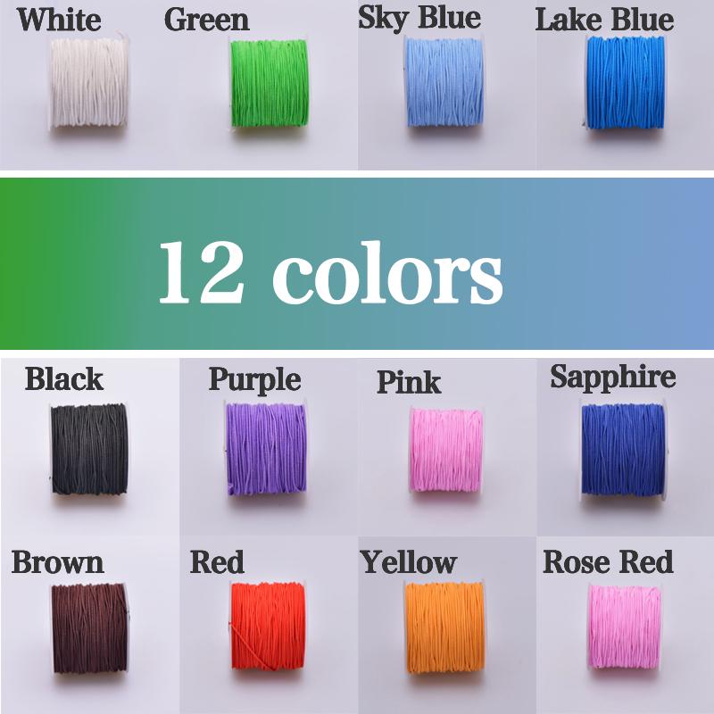 Buy 0.8mm Necklace DIY Handmade Thread String Rope Stretch Wire Jewelry ...