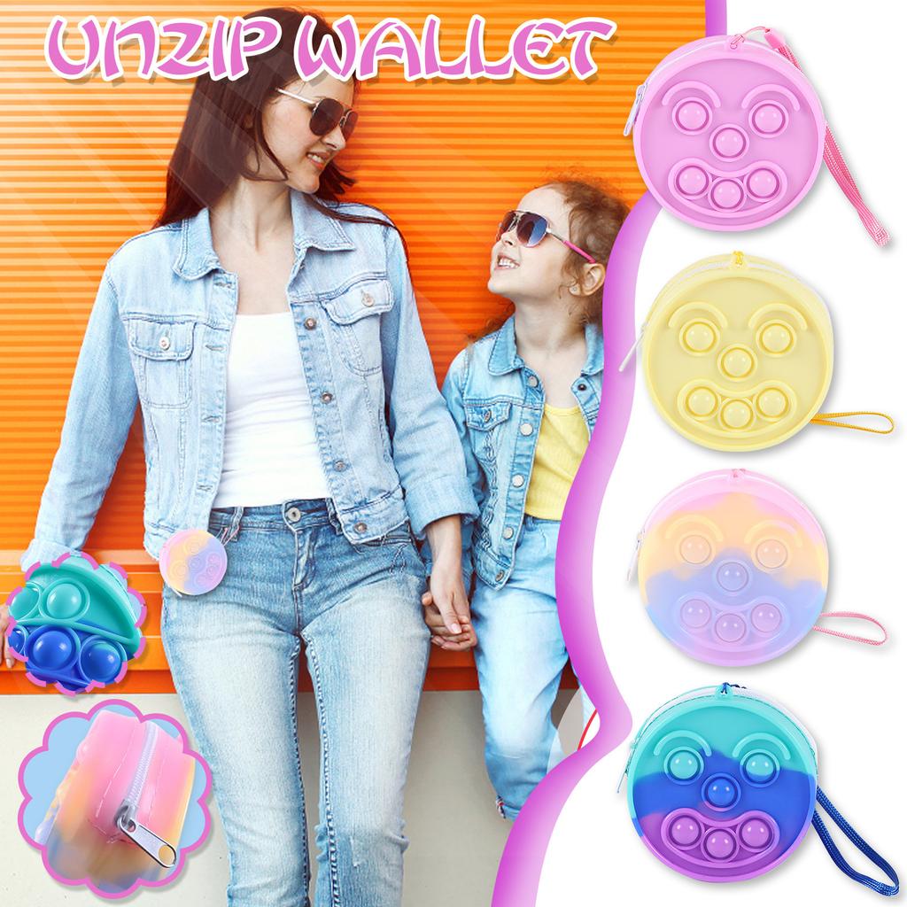 Satın alın Push Bubble Sensory Fidget Toys-Mini Wallet Kids Bag ...