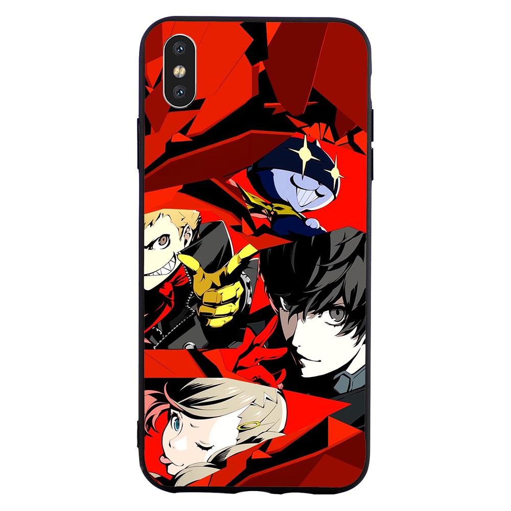 Buy Persona 5 P5 Soft Phone Case for Huawei P8 Lite 2017 P9 P10 P20 P30 ...