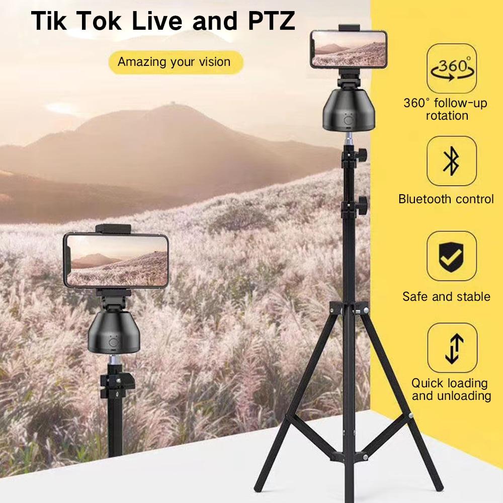 Rotate 360° Smart PTZ FOR Tripod Bluetooth Remote Control Automatic ...