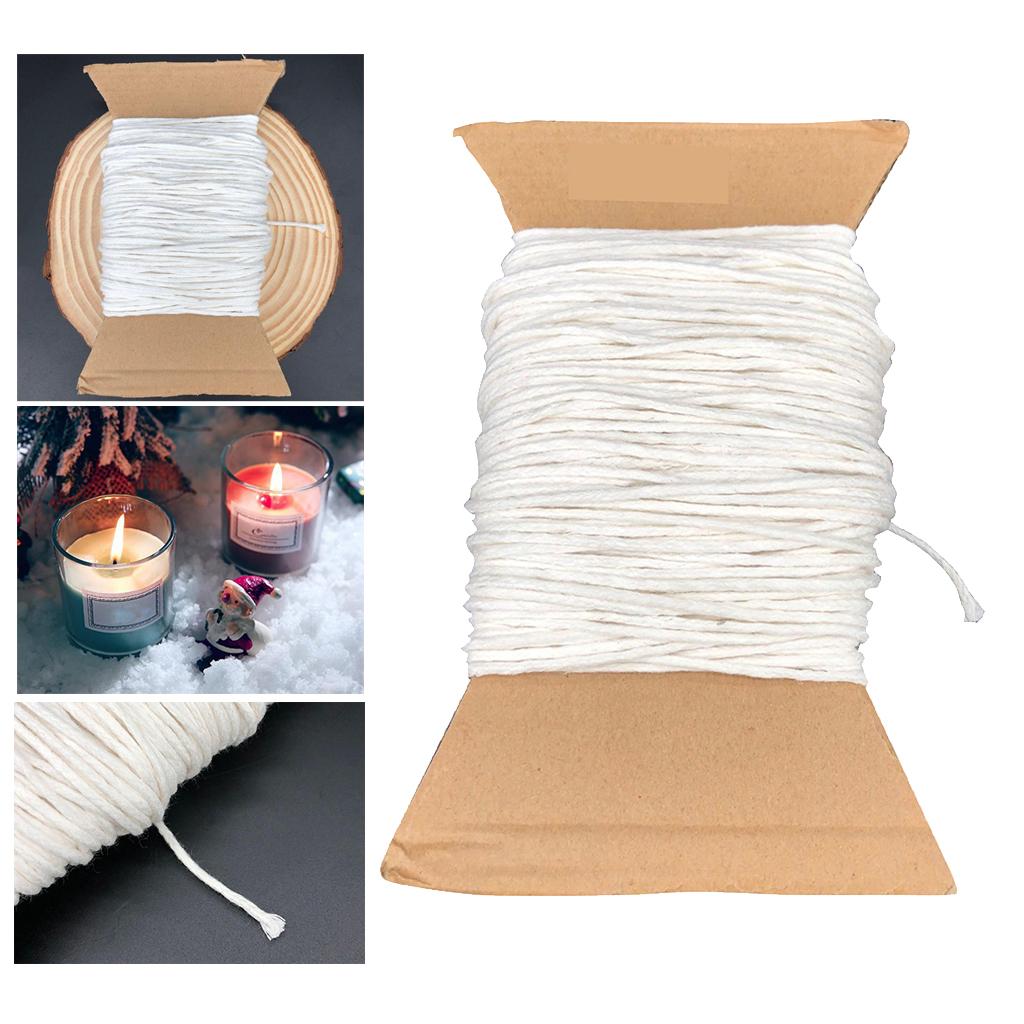 Buy Spool of Cotton Braid Candle Wicks Wick Making Supplies 10m/20m/30m ...