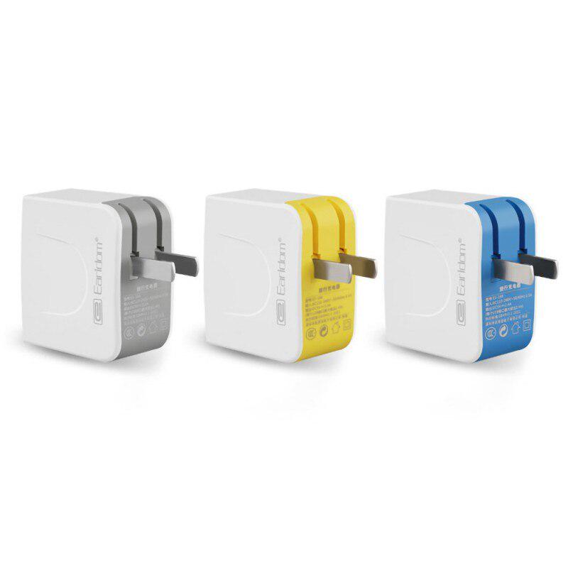 Buy Dual USB Port Wall Charger Foldable 2.4A Fast Charging Adapter US ...