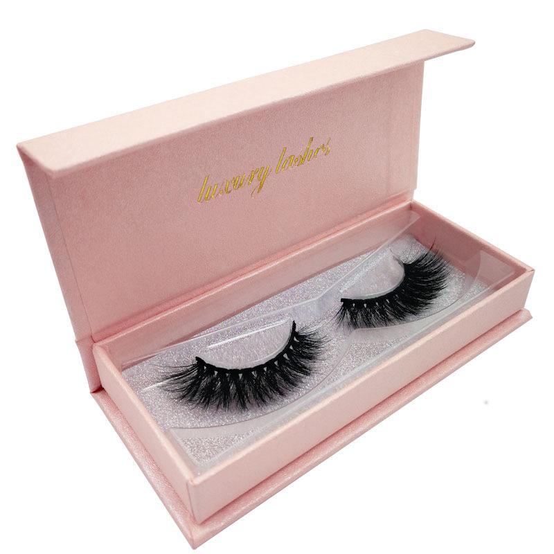 Buy Handmade Mink False Eyelashes Winged Nature Long Thick 3D False ...