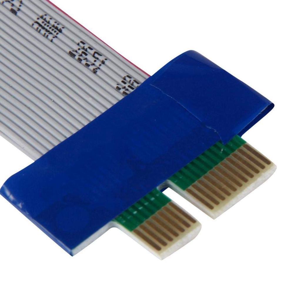 Buy Pci-E Extention Cable Express Riser Card Adapter Flex Ribbon 1X To ...