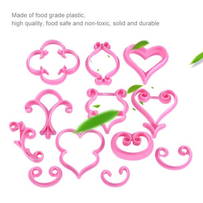 Buy Flower Cake Decorating Fondant Icing Cutter Mold at affordable ...