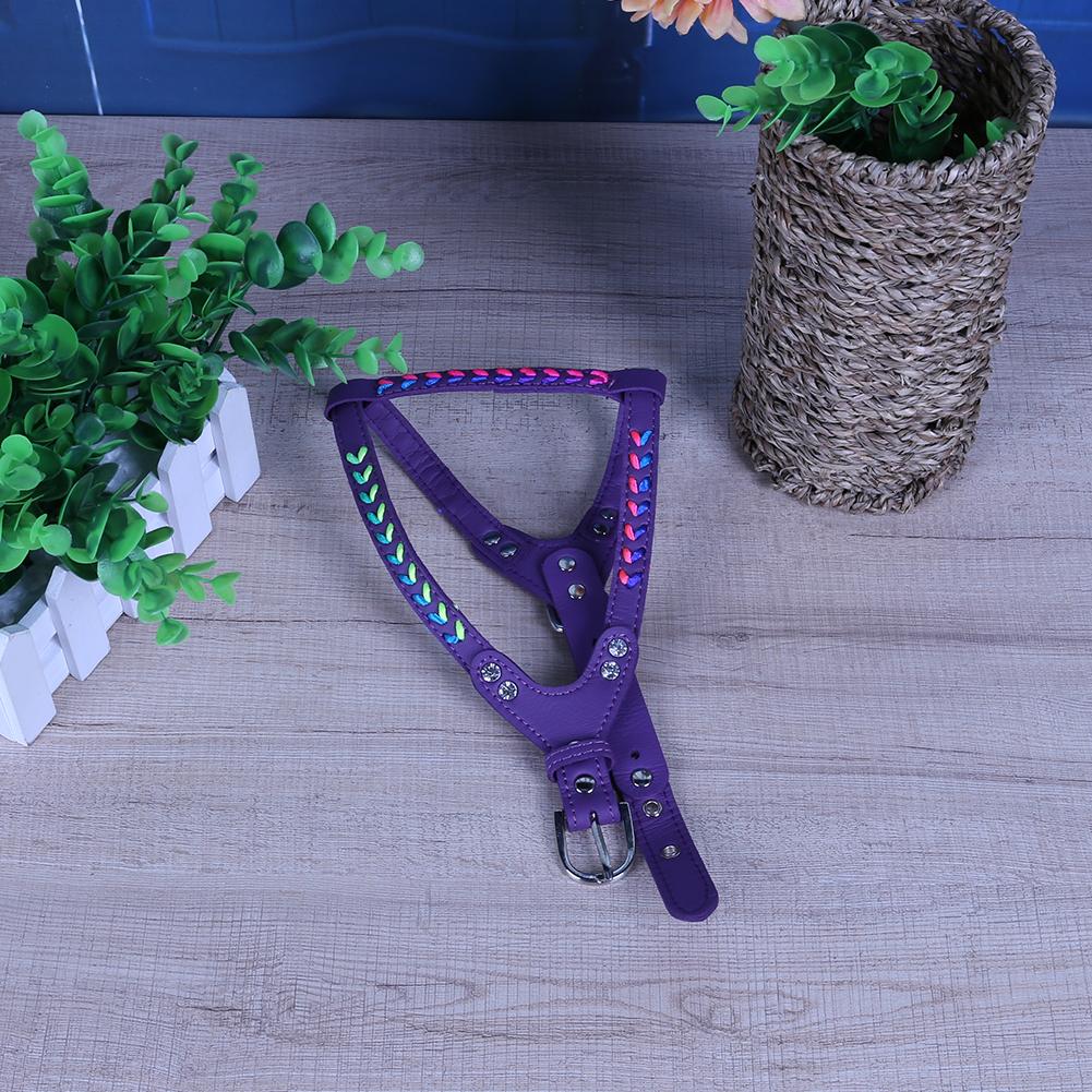 Buy Adjustable Nylon Braided Pet Harness Collar Soft Dog Chest Strap ...