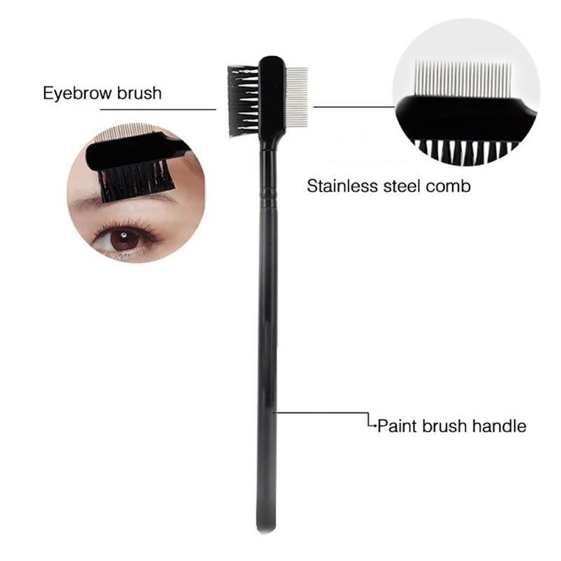 Buy Portable Double Heads Eyebrow Comb Make-up Eyebrow Shaping Tool at ...