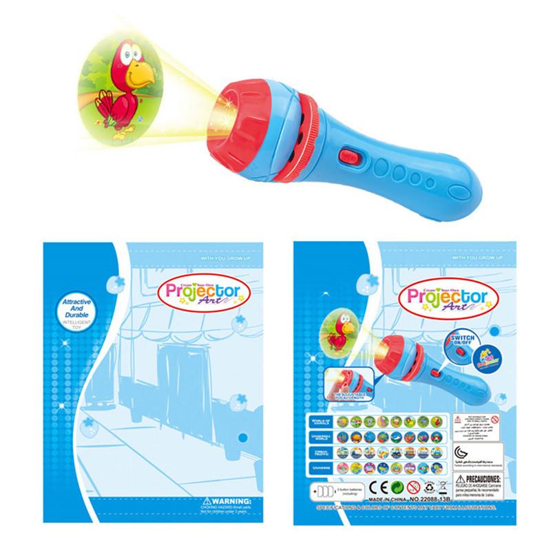 Children Early Education Bedtime Storytelling Projector Flashlight Baby ...