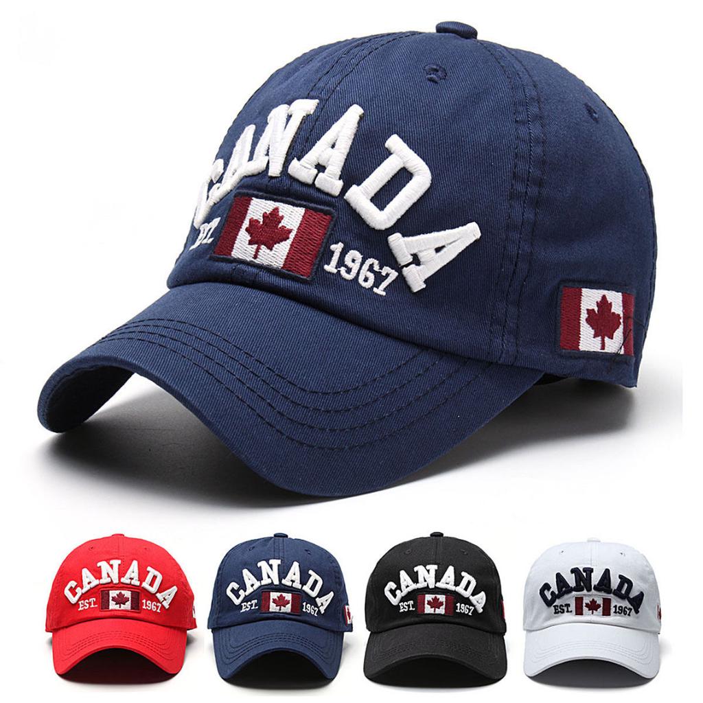 Buy Womens Mens Canada Flag Snapback Baseball Top Cap Hip Hop Bboy Hat ...
