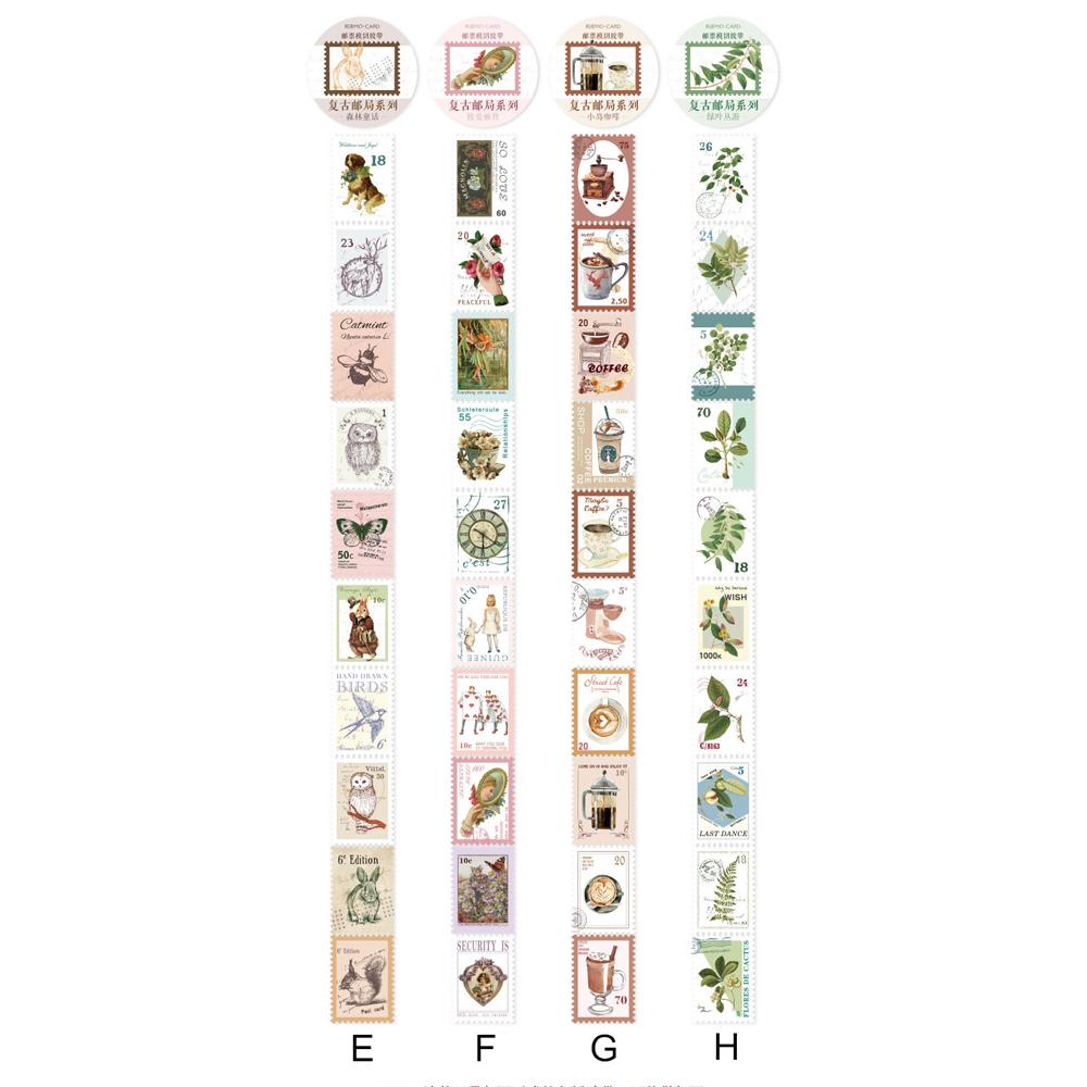 Cheap Masking Tape Label Sticker Paper Tape Adhesive Tape Retro Stamps ...