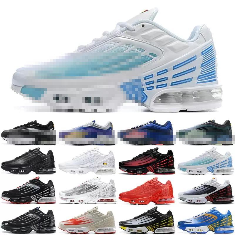 Max Plus 3 Tn Triple Black Mens Running Shoes Triple Casual Sneakers ...