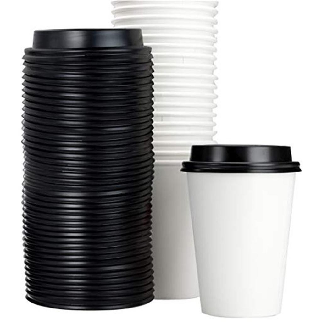 Buy Kraft Paper Cup White Paper Cup Disposable Anti-scalding Water Cup ...