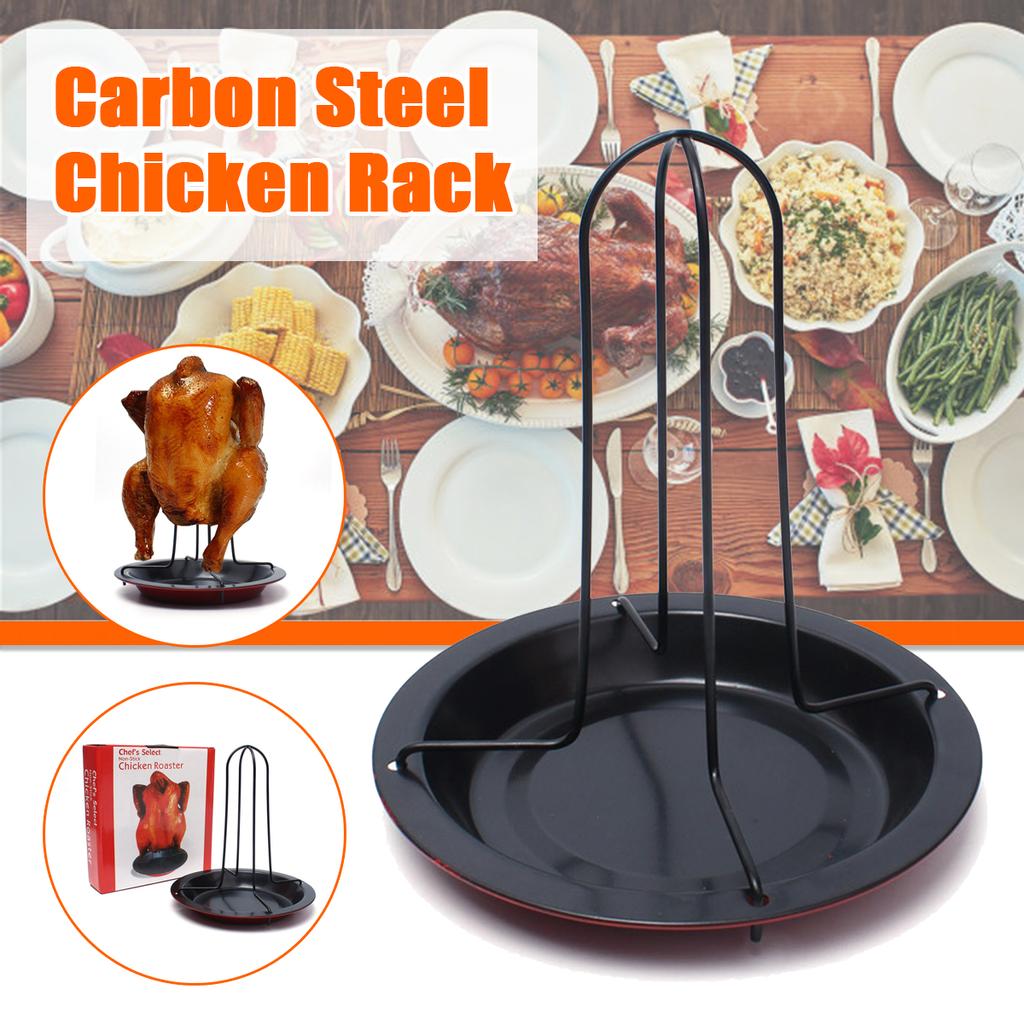 Buy Non-stick Chicken Duck Holder Rack Grill Stand Roasting For BBQ Rib ...