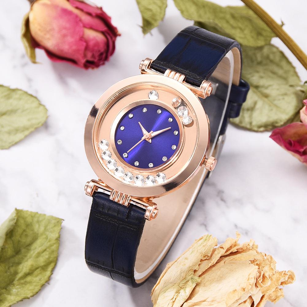 Buy Boom Watch Dial Round Quartz Crocodile Pattern Strap Watch Wrist ...