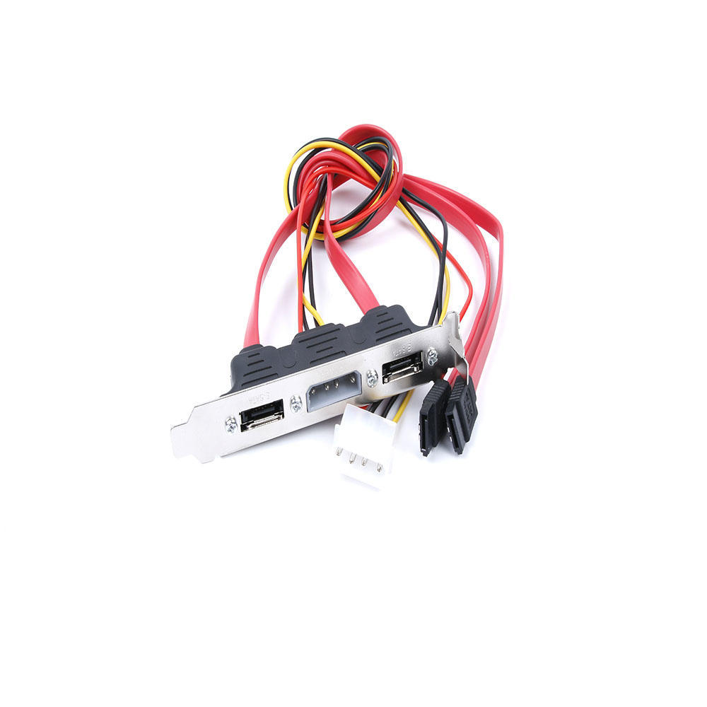 Buy 2-eSATA To Durable Female Kits Cable Bracket Computer SATA at ...