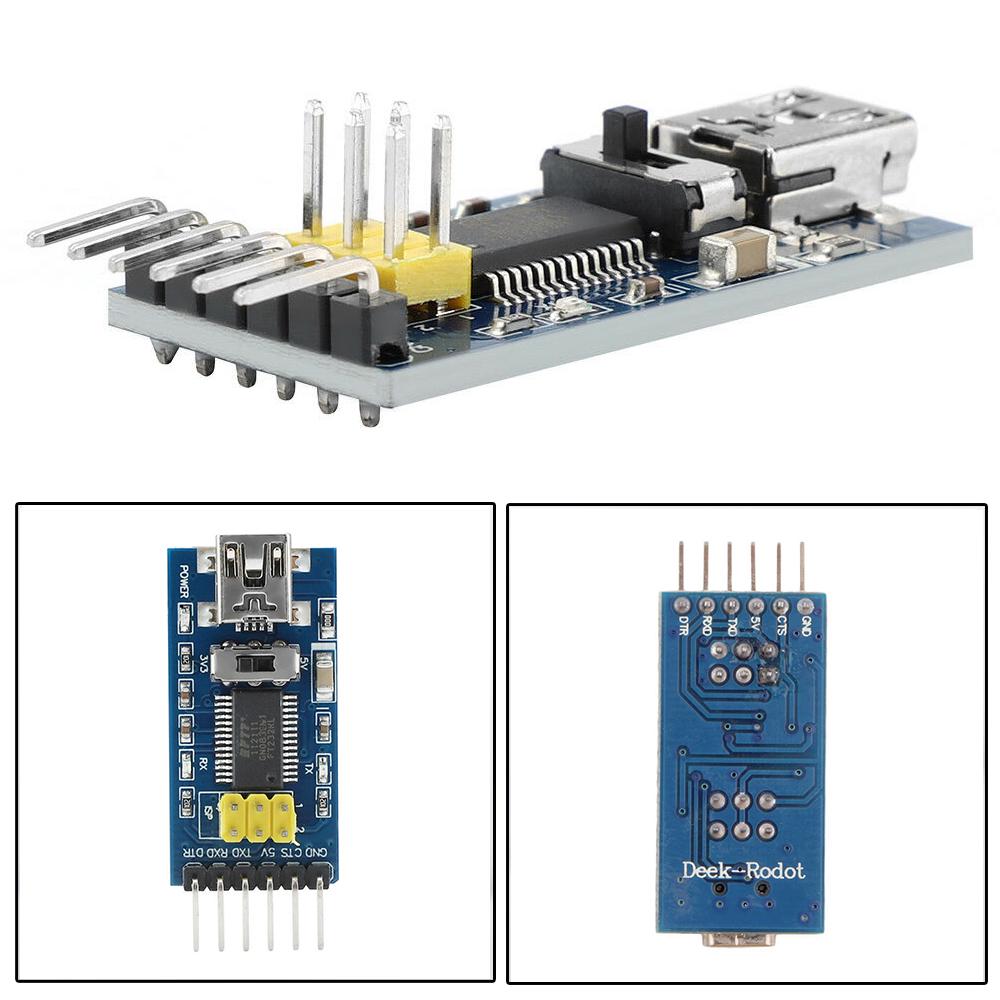 FTDI FT232RL USB to Serial IC Basic Breakout Board For Arduino 3.3V 5.5V uygun fiyatlı satın ...