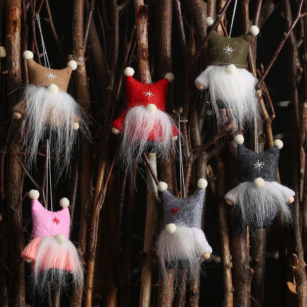 Faceless Doll Hanging Doll Christmas Doll Hanging Ornaments Christmas ...