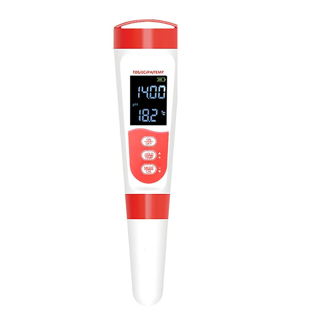 Water Tester Digital Ph Meter With , 4 In 1 Ph//Tds/Thermometer 0.01 ...