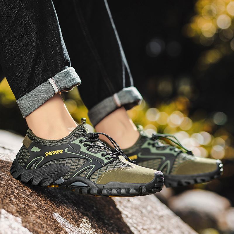 Buy Men's Breathable Lightweight Sneakers Outdoor Fashion Casual Hiking ...
