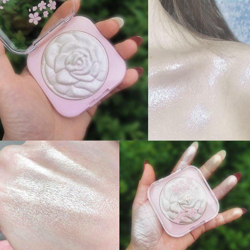 Buy Single Highlighter Facial Bronzers Palette Contour Shimmer Powder ...
