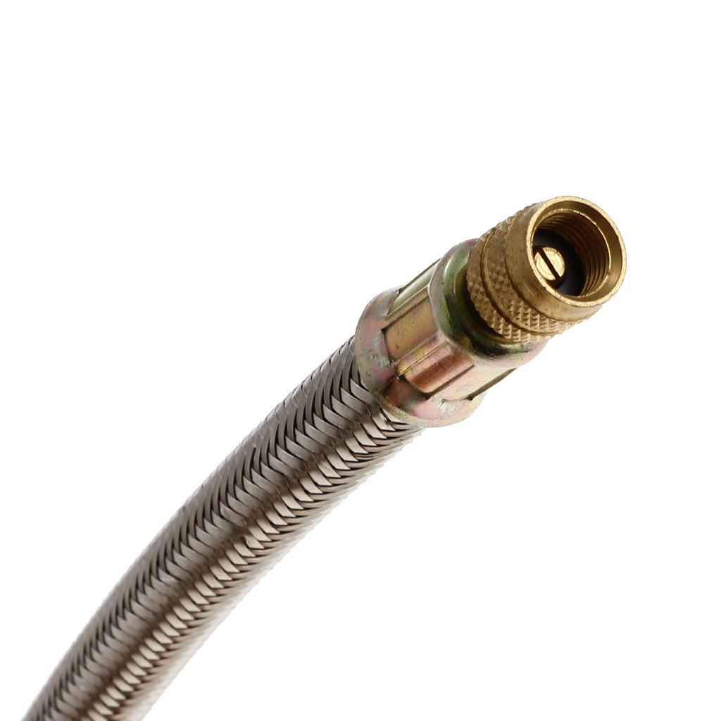 Buy Flexible Braided Stainless Steel Tyre Valve Stem Extension Adapter ...