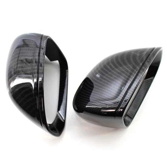 2Pcs Rearview Mirror Shell Car Styling Luxury Carbon Pattern uygun ...
