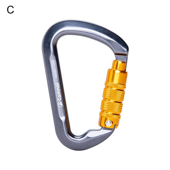 Buy Ergonomic Design Wear Resistant D-Shaped Carabiners Practical ...