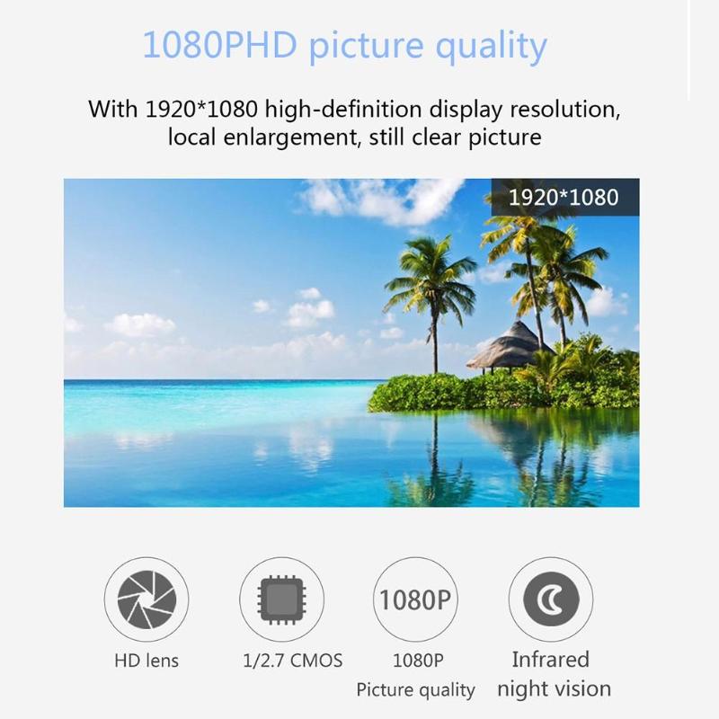 Wifi Smart Camera PIR Motion Detection Wireless Network Home Security ...