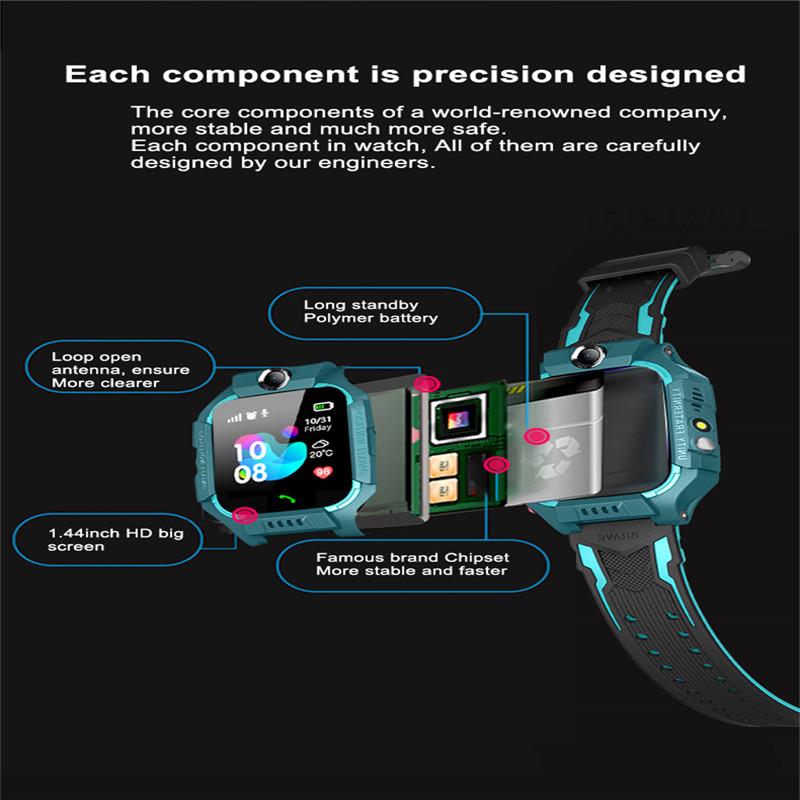 Z6 Childrens Smart Watch Ip67 Depth Waterproof Positioning Anti-Lost ...