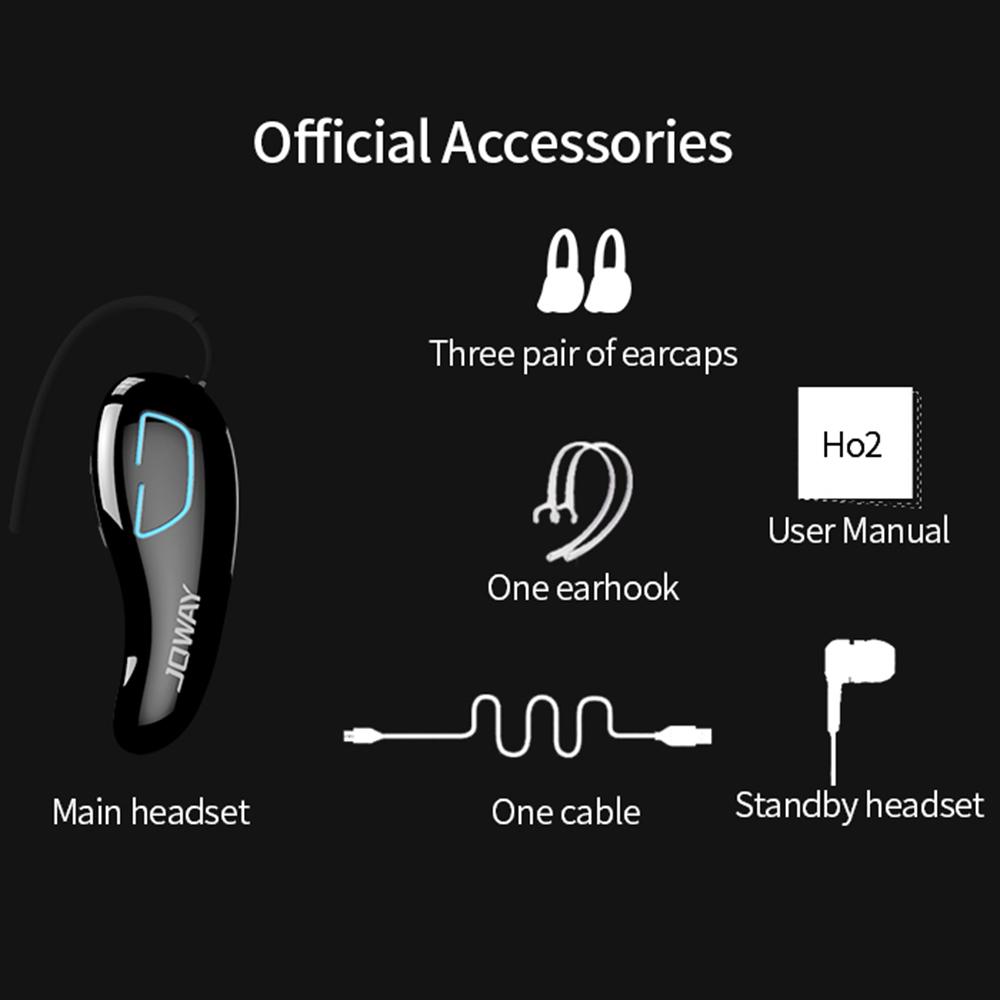 Buy JOWAY H02 BT Headset Wire-less Intelligent Noise Reduction Stereo ...