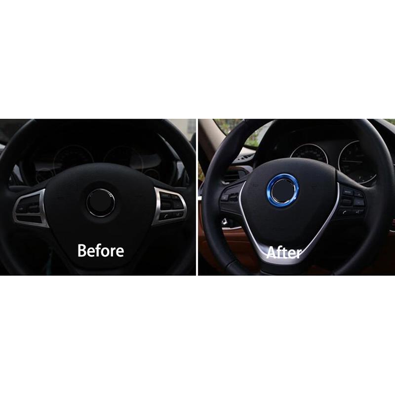 Buy 1 Pcs Car Steering Wheel Ring Decoration Trim Car Interior Moulding ...