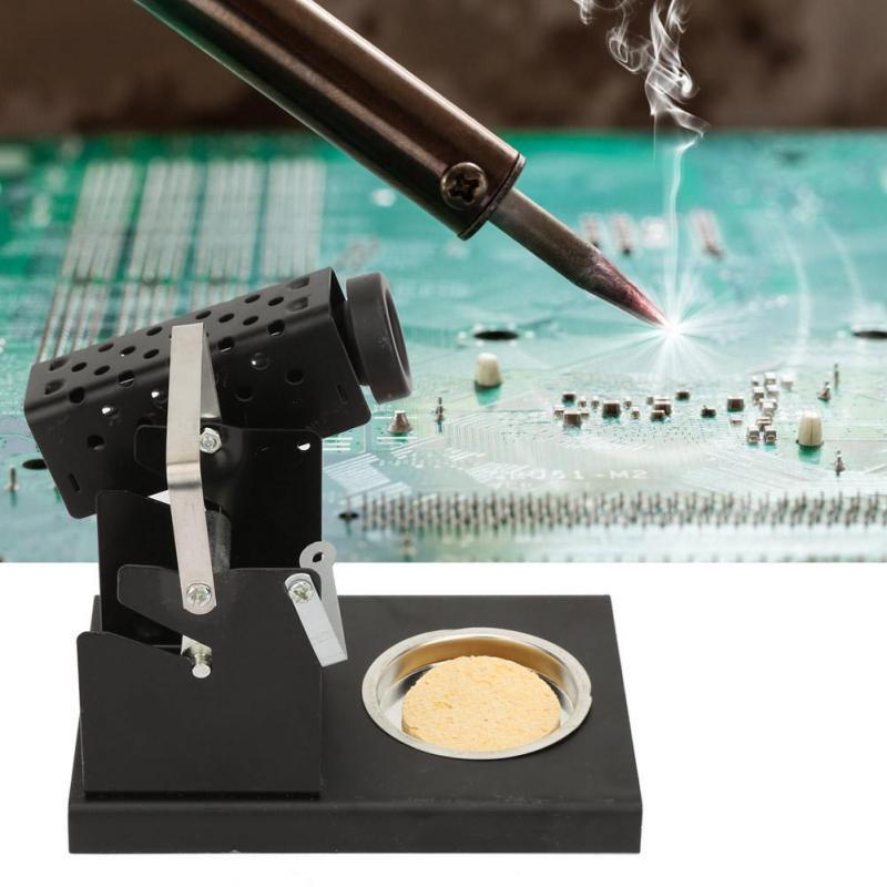 2 in 1 Multi-function Soldering Iron Stand Holder Tin Wire Reel Solder ...