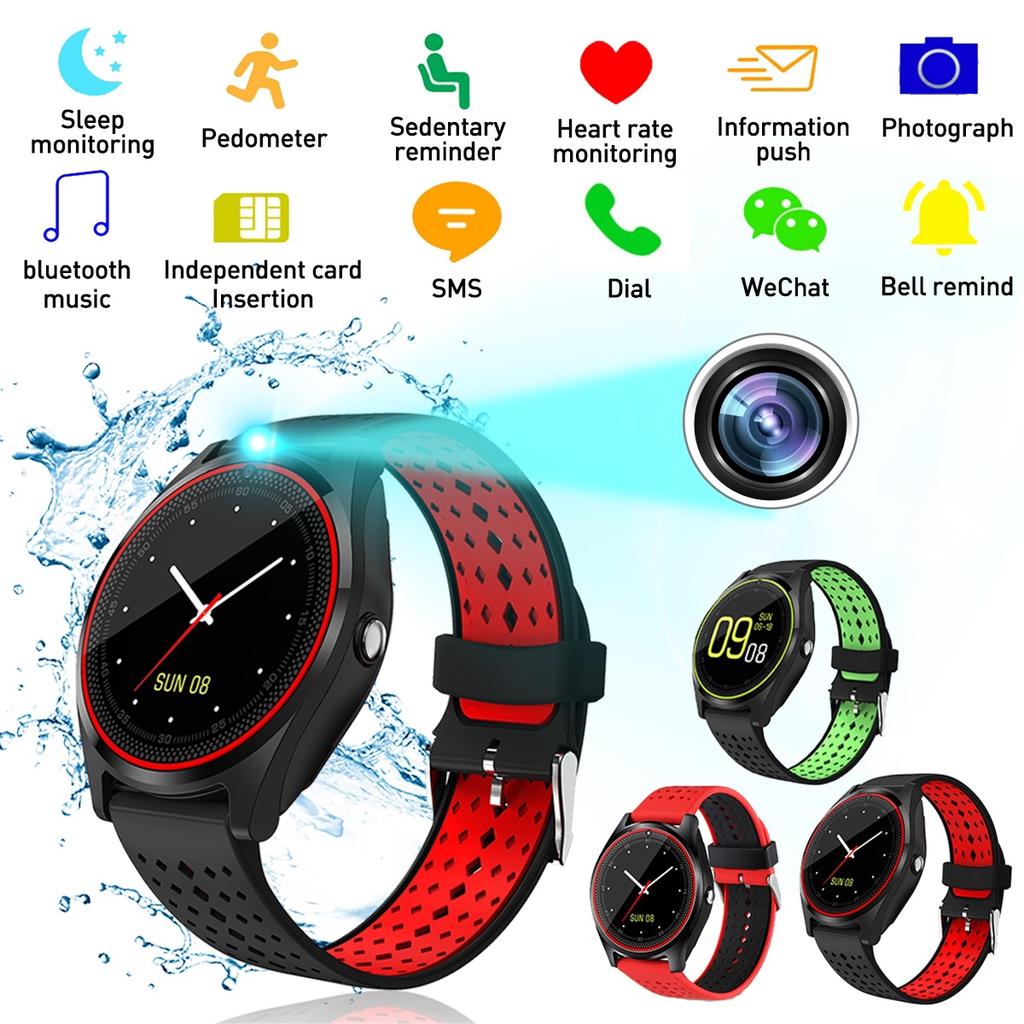 Buy Bluetooth Smart Watch Waterproof Fitness Activity Tracker Watch ...