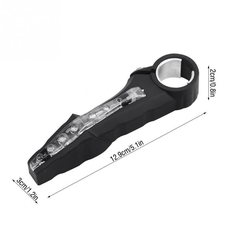 Buy Bike Handlebar Grips Light LED Turn Signal Warning Lamp at ...