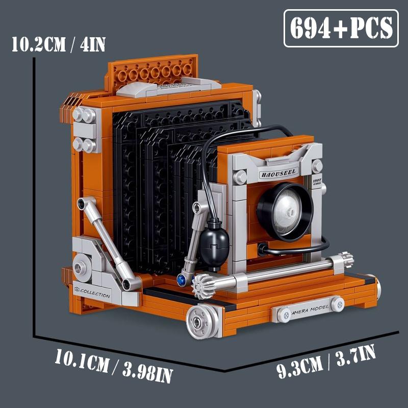 New Film Camera Building Blocks Video Camera Toys Assembly Model DIY ...