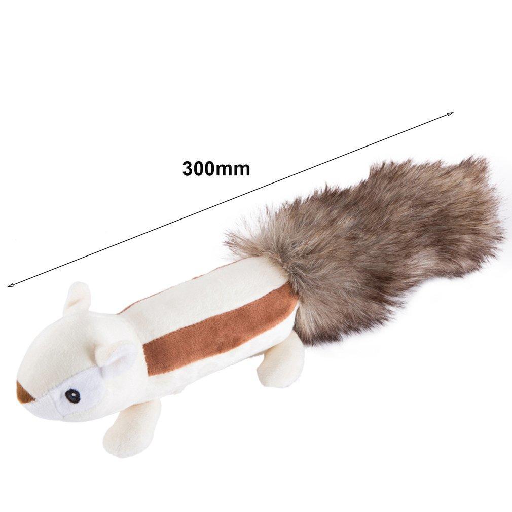 Buy Adorable Sounding Squirrel Skunk Long Tail Plush Stuffed Pets Toys ...